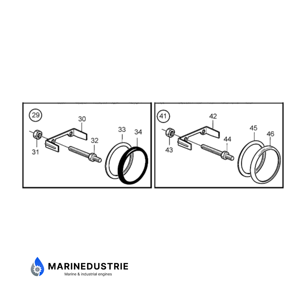 Volvo Penta tachometer 4000RPM - 21628159 - 21628160 – MarineDustrie