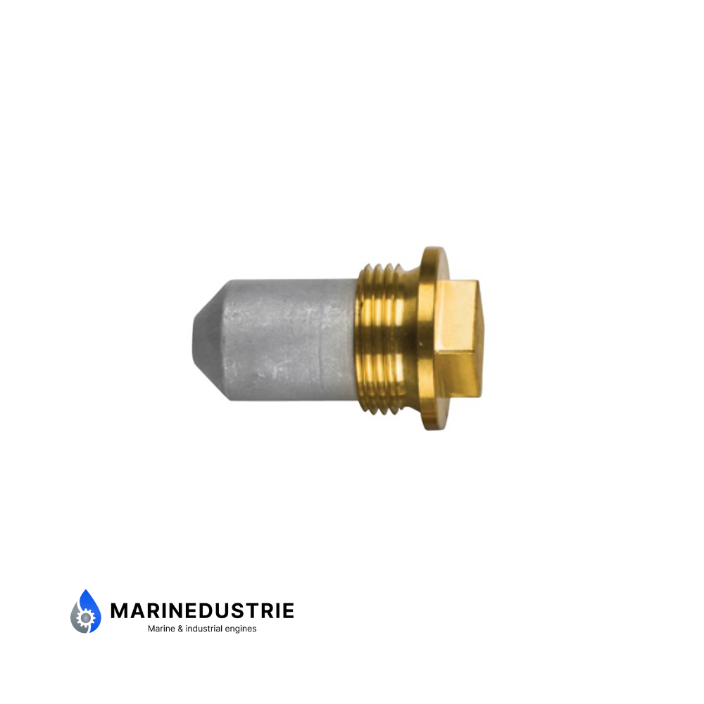 Volvo Penta pencil anode plug 1" Gas thread aluminum - 838929 ...