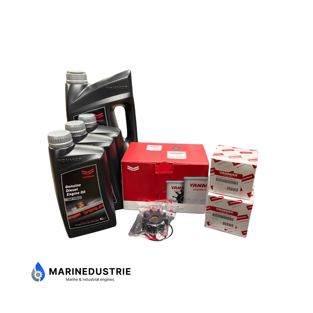 Yanmar 4JHE 4JH-TE 4JH2-T 4JH2-HTE Service Kit including Yanmar 15W40 ...